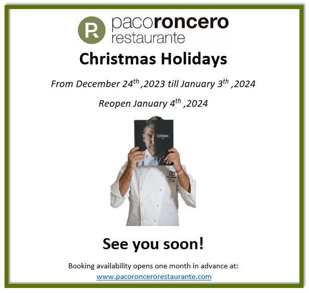 Paco Roncero | Paco Roncero Restaurante