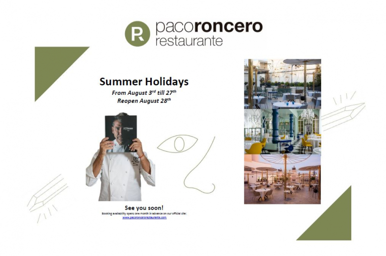 PACO RONCERO Restaurant | 2* Michelin Paco Roncero